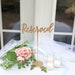 Reserved Table Signs Reserved Laser Cut Signs Gold - Etsy