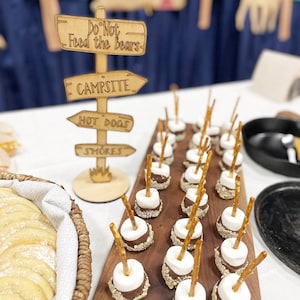 Don’t Feed the Bears Sign/ Camping Themed Table Sign, Camping Party ...