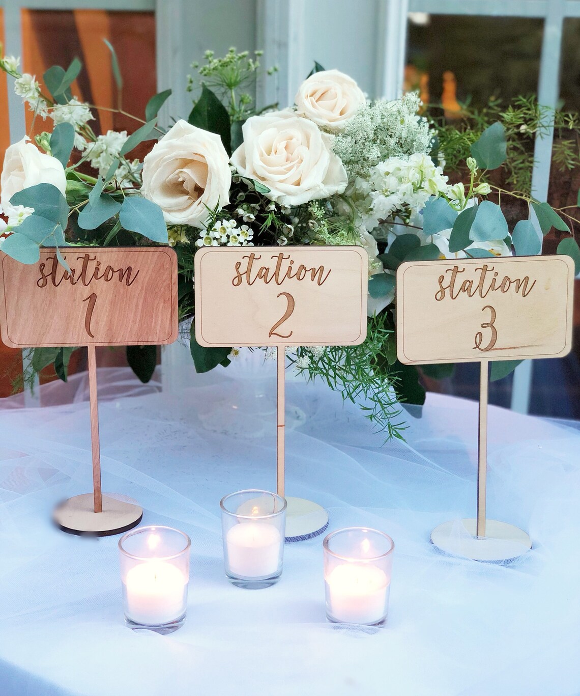 Set of 7 Banquet Signs Buffet Table Signs Thanksgiving - Etsy