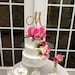 BEST SELLER Cake Topper Initial One Letter Cake Topper Wedding Cake ...