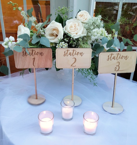 Set of 7 Banquet Signs Buffet Table Signs Thanksgiving - Etsy