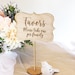 Favors Table Sign - Please Take One Table Sign - Rustic Wedding Signs ...