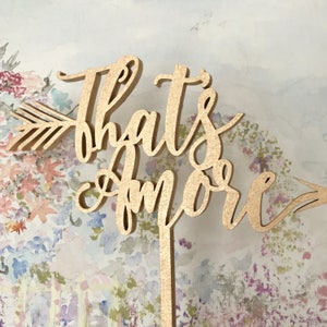 That's Amore Cake Topper - Premium Version - Italian Wedding Decor ...