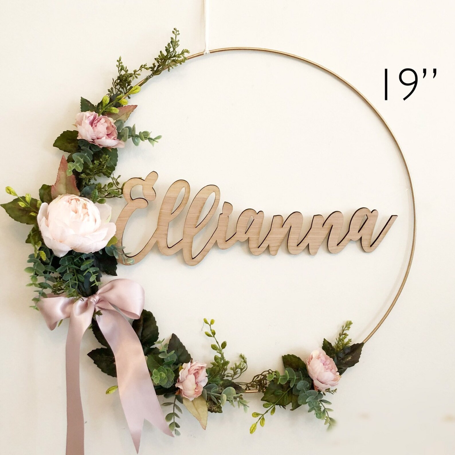 Nursery Wreath With Name Baby Shower Gift Baby Shower - Etsy