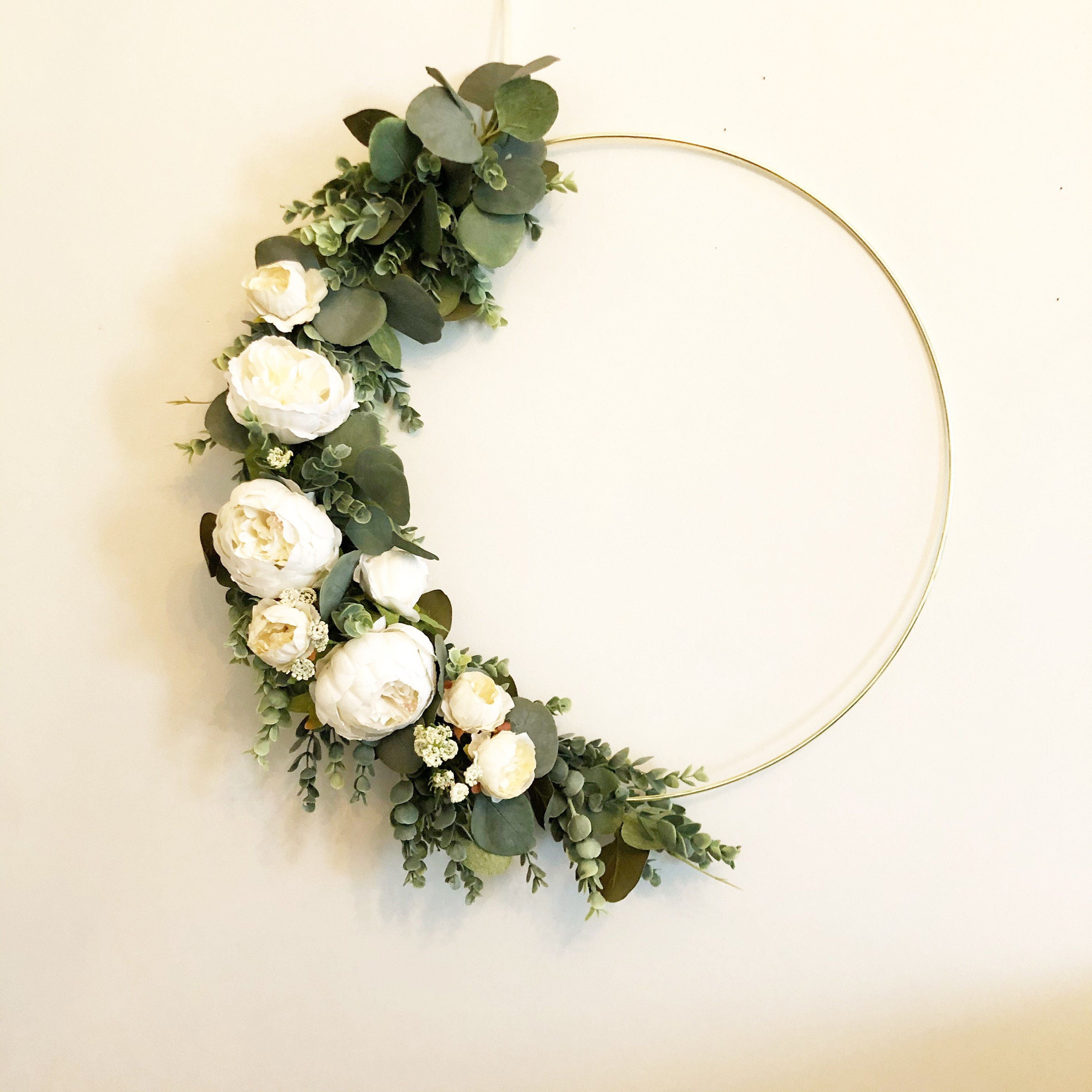 Set of 3 Nursery Floral Hoop Wreaths 19 14 - Etsy Denmark