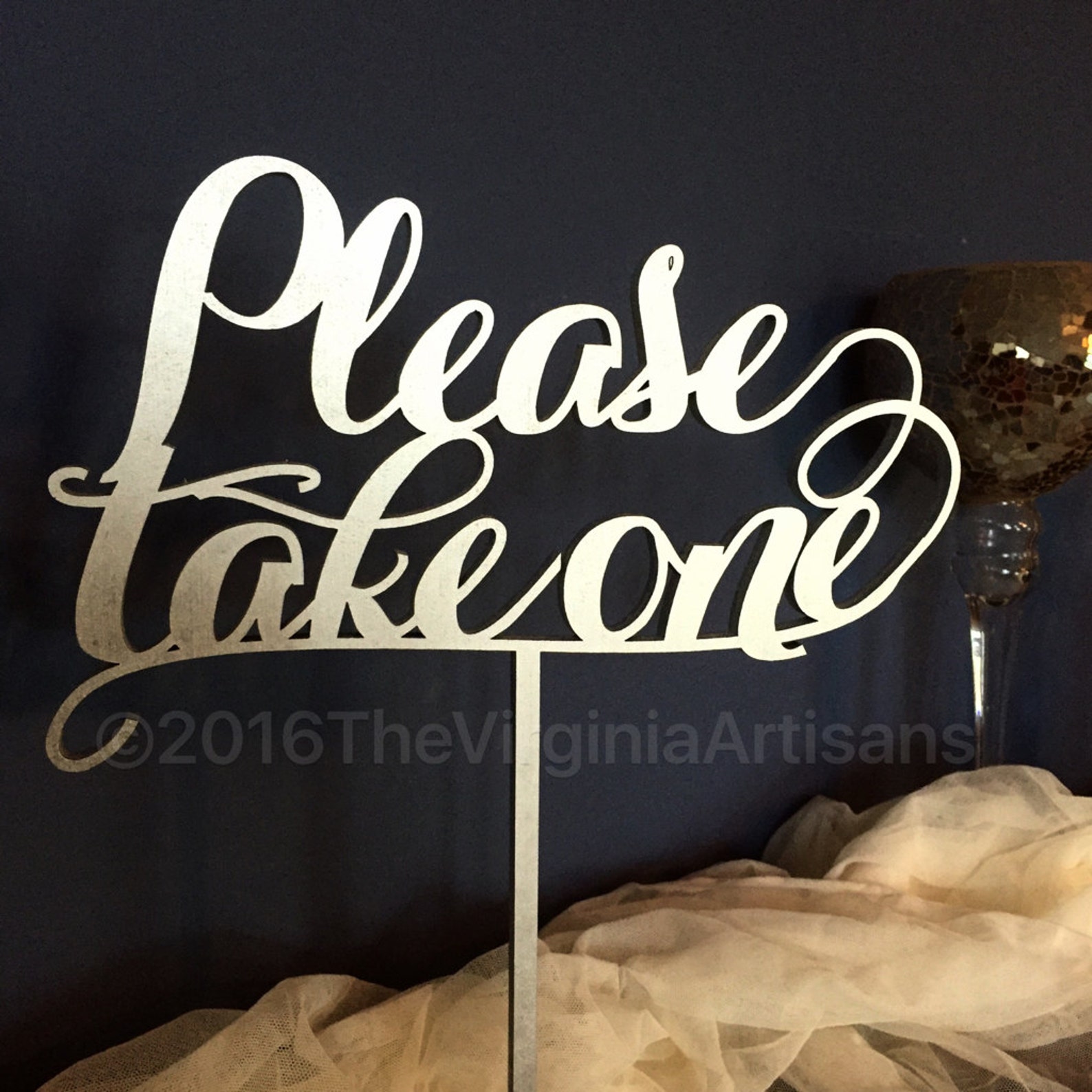 Please Take One Sign Please Take One Table Sign Gold Silver - Etsy