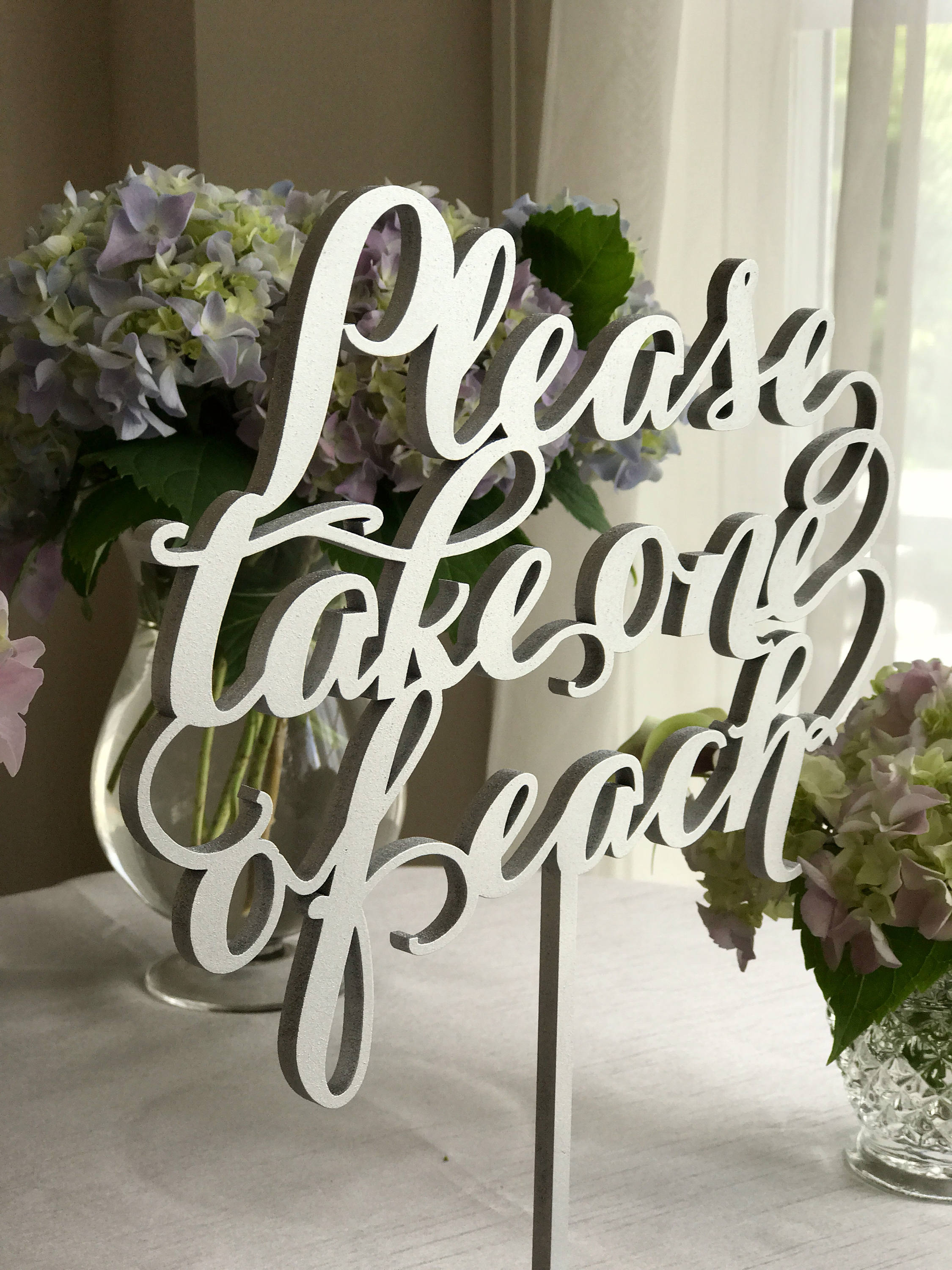 Please take one signPlease Take One Of Each Sign Wedding | Etsy