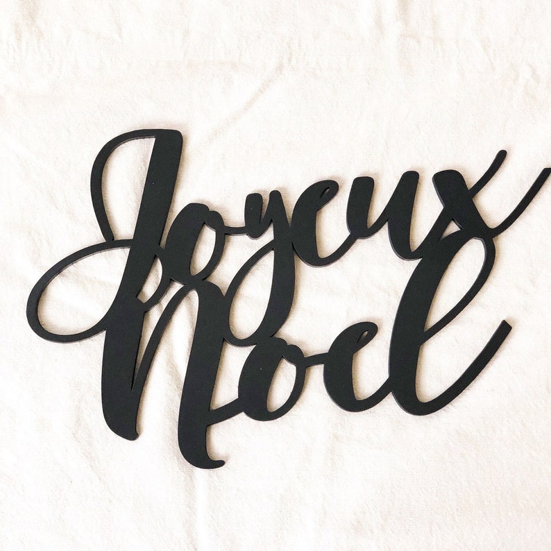 Joyeux Noel Christmas Home Sign Farmhouse Decor - Etsy