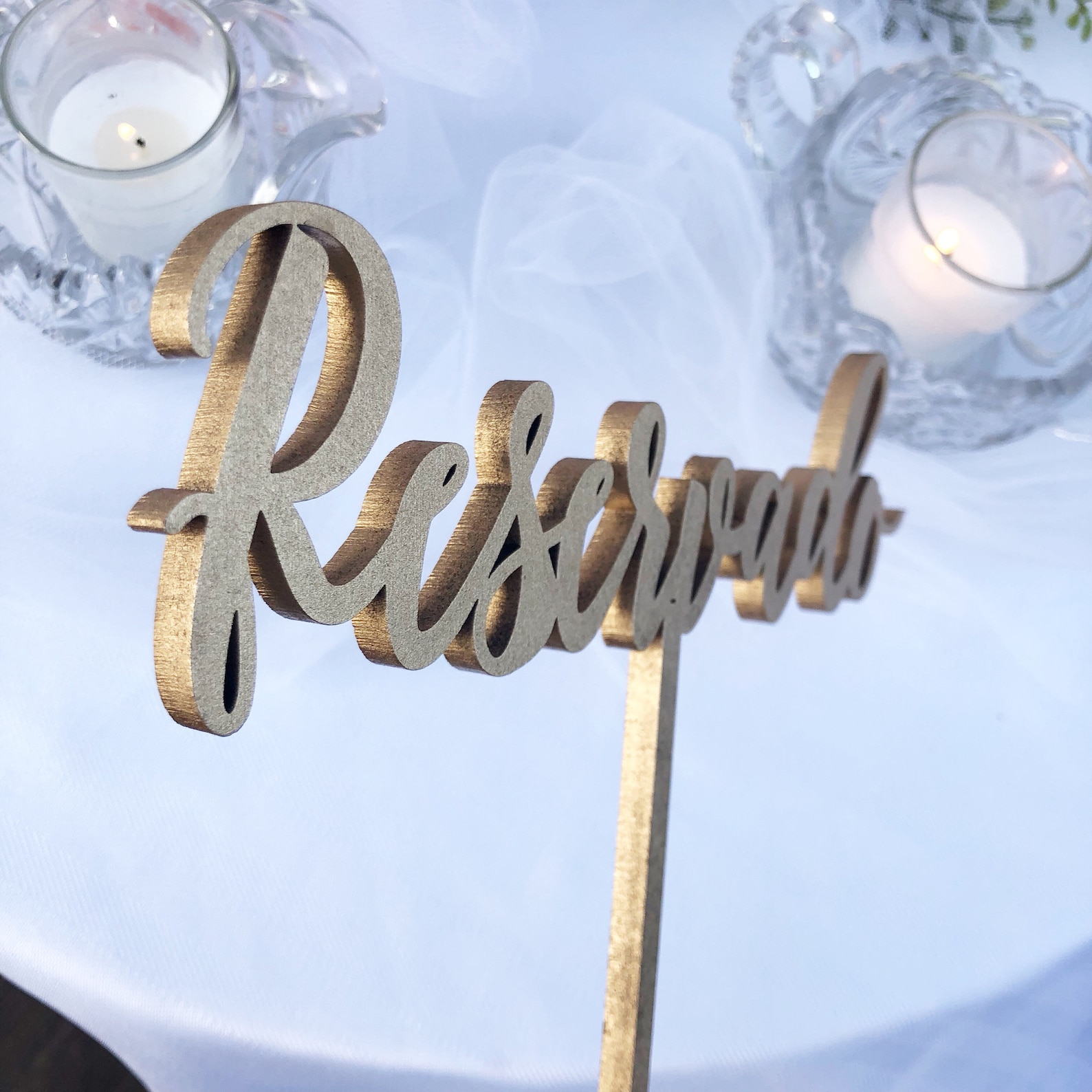 Reservado Reserved Signs Rotulo Para Mesa Principal - Etsy