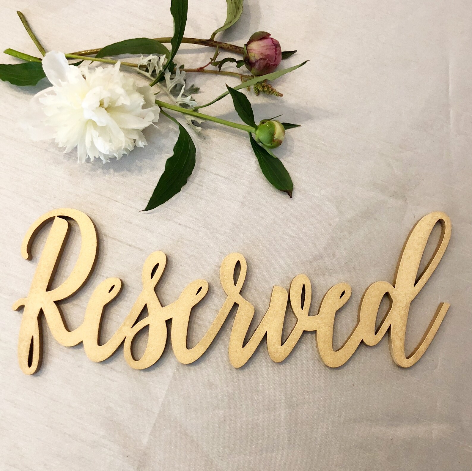 Reserved Seat Signs Reserved Wedding Pew Signs Reserved | Etsy