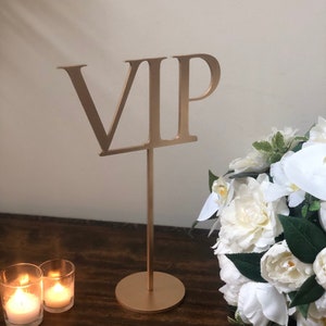 VIP Laser Cut Sign - VIP Table Sign - Etsy