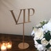 VIP Laser Cut Sign VIP Table Sign - Etsy