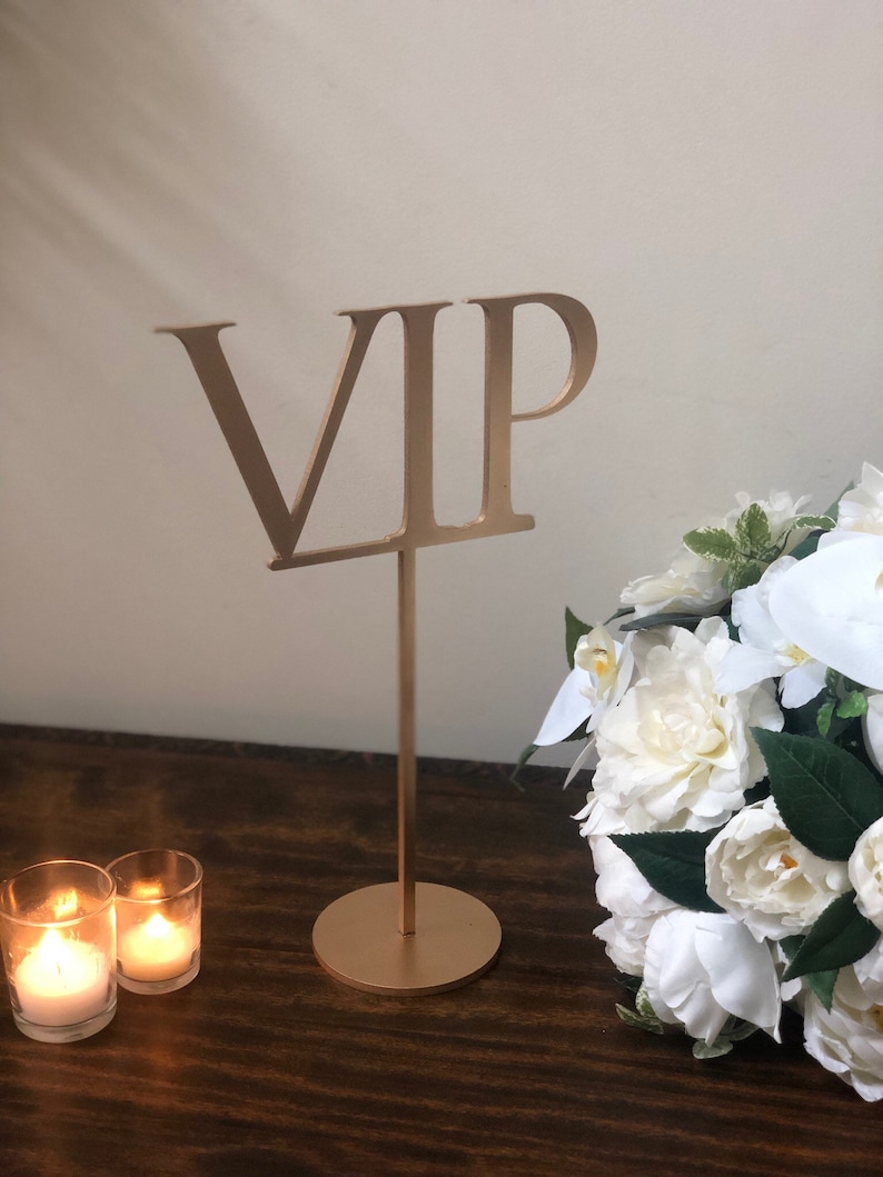 VIP Laser Cut Sign - VIP Table Sign - Etsy