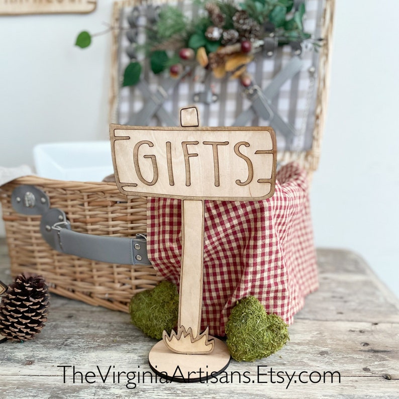 Gifts Table Sign Camping Themed Baby Shower Camping Themed | Etsy