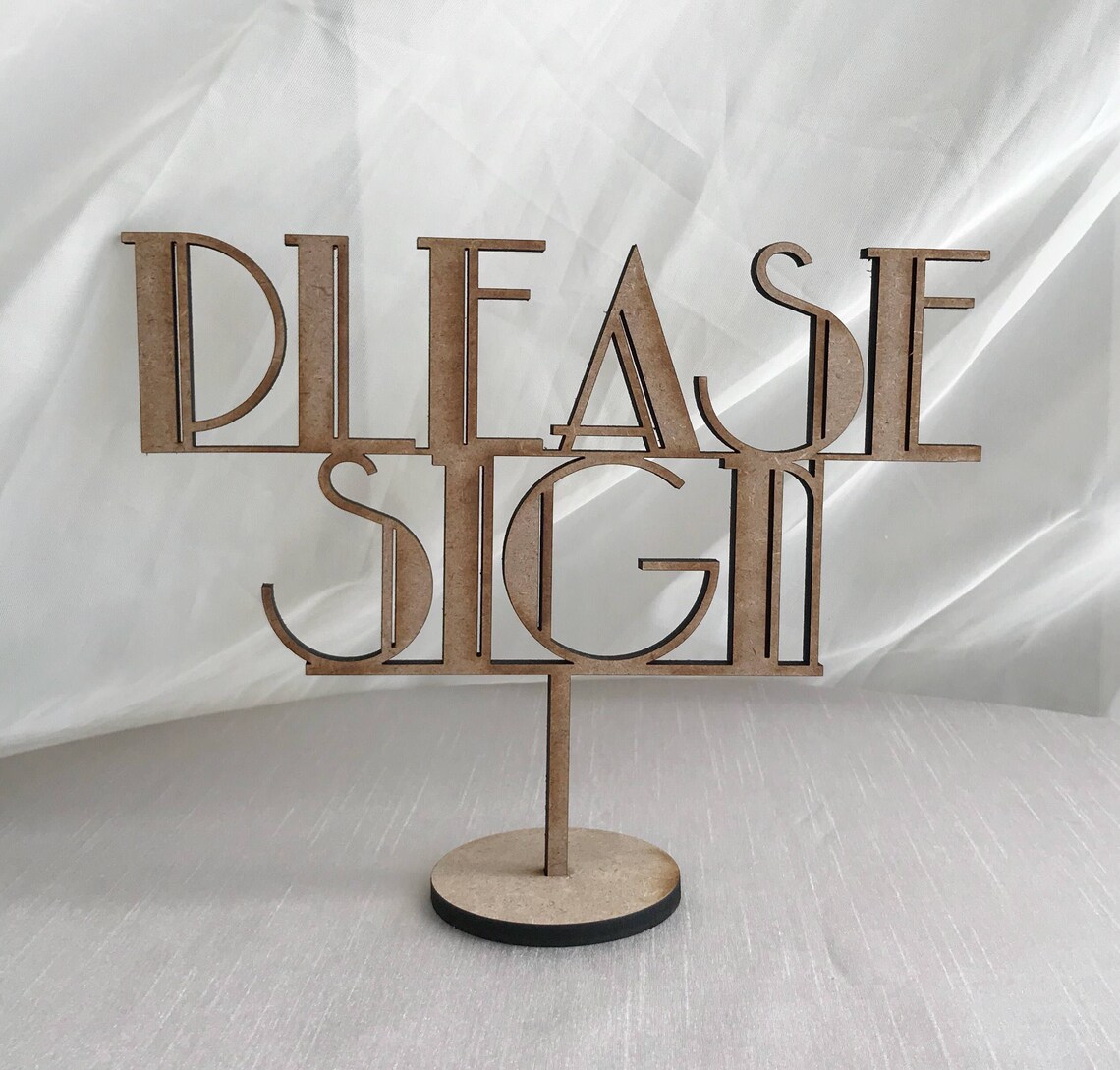 Please Sign Wedding Sign Please Sign Sign Please Sign | Etsy