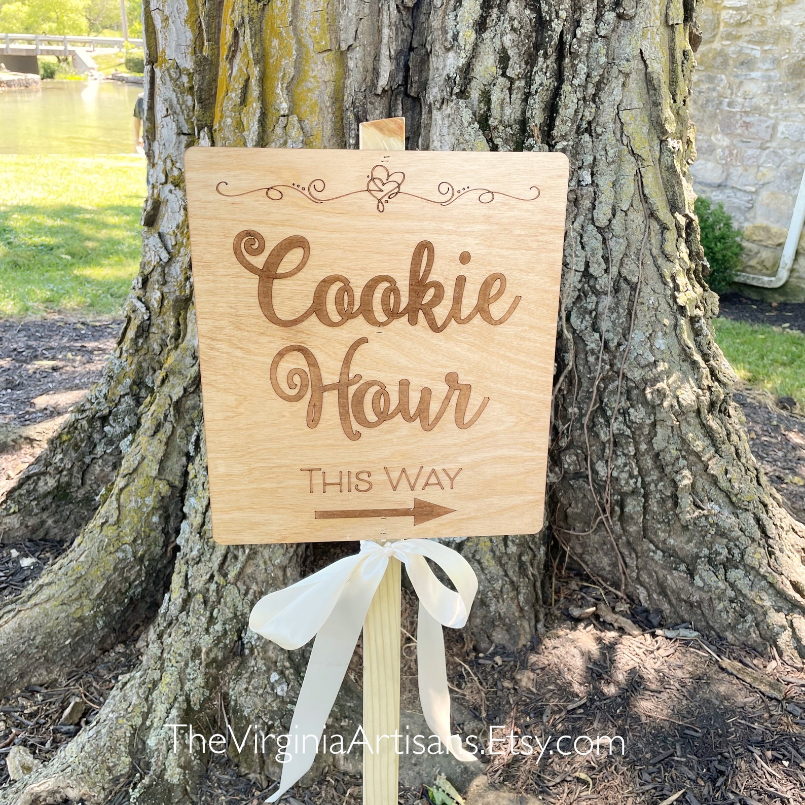 Cookie Hour Wooden Sign- Cookies Sign for Events - Cookie Time - Etsy