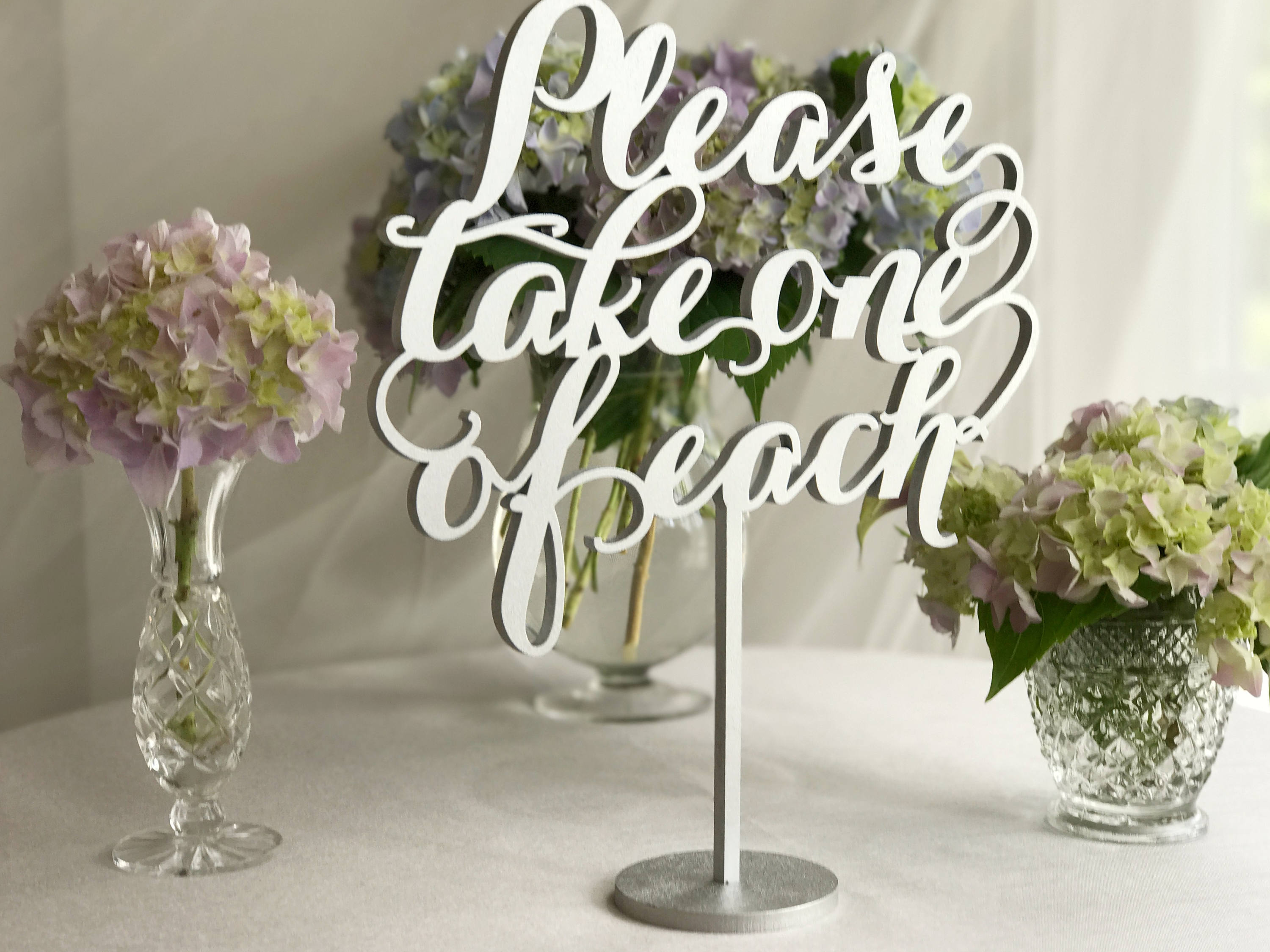 Please take one signPlease Take One Of Each Sign Wedding | Etsy