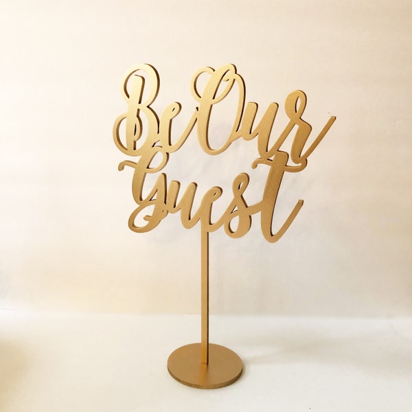 Be Our Guest Decal - Etsy