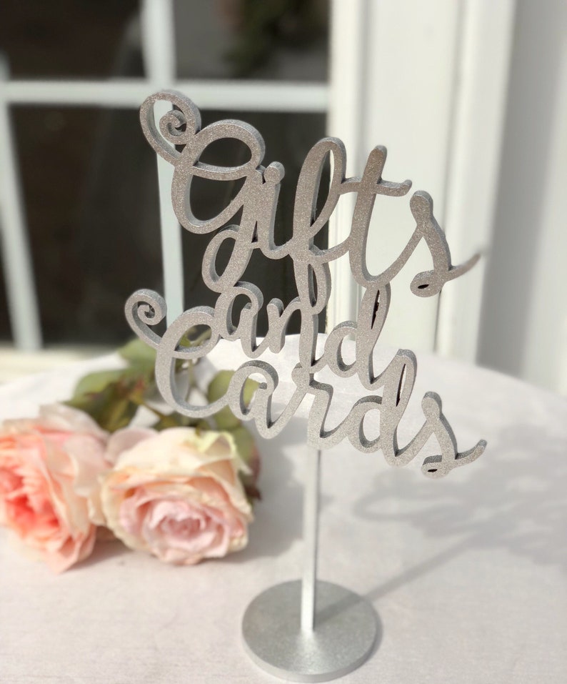 Gifts and Cards Sign Gifts and Cards Party Signage Wedding | Etsy