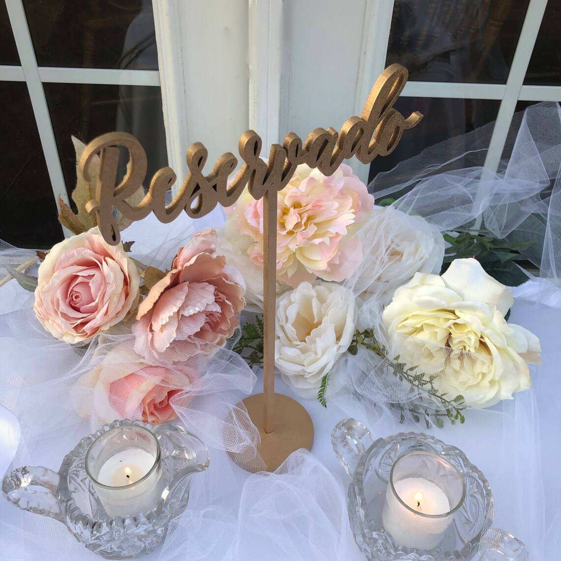 Reservado, Reserved Signs - Rotulo Para Mesa Principal - Reserved Head ...