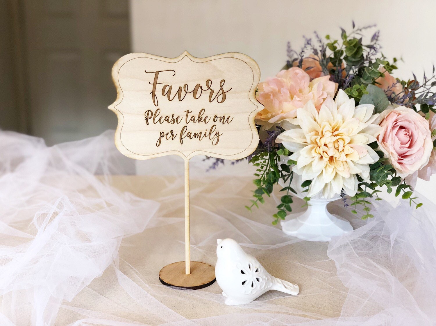 Favors Table Sign Please Take One Table Sign Rustic | Etsy