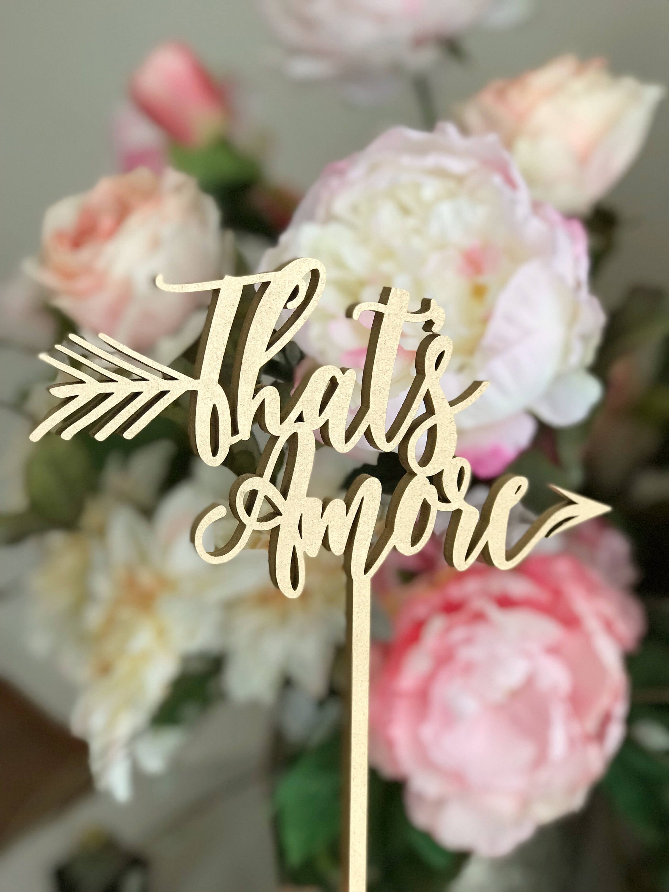 That's Amore Cake Topper - Premium Version - Italian Wedding Decor ...