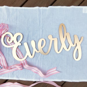 Personalized Nursery Decor - Laser Cut Name - Custom Name for Baby ...