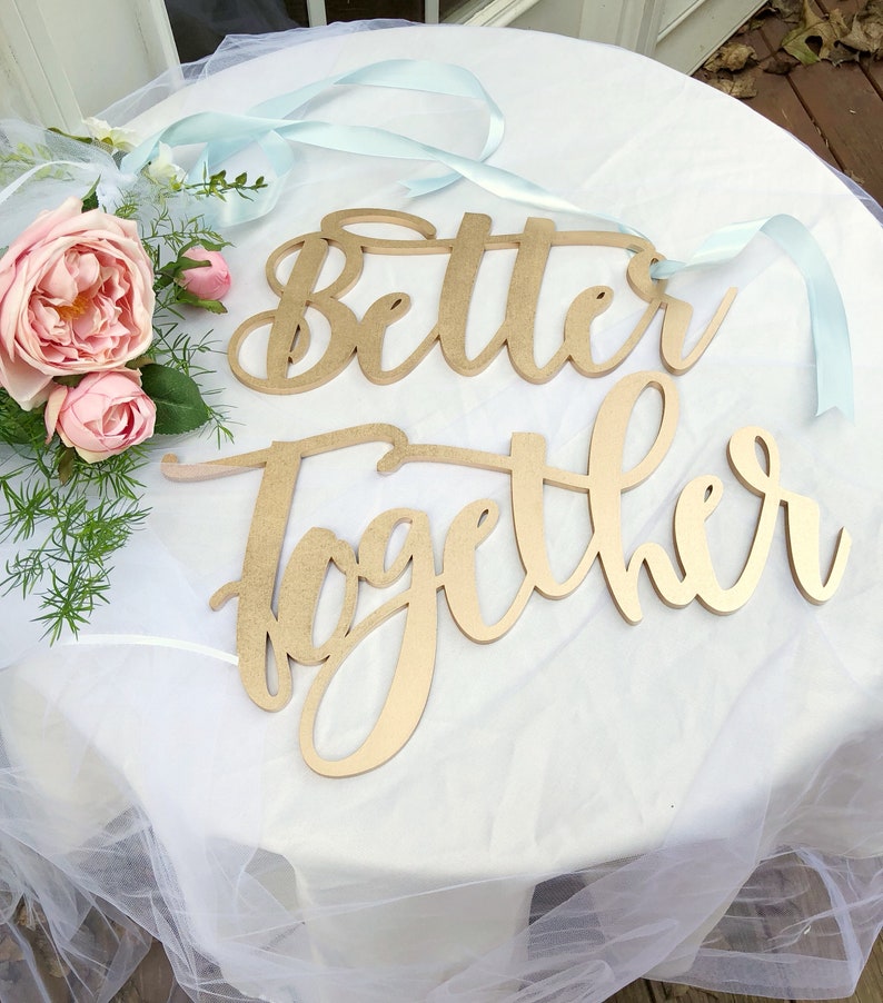 Better Together Signs Better Together Chairs Decor Better | Etsy