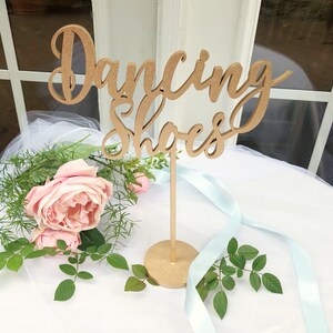 Dancing Shoes Table Sign - Dancing Wedding Sign - Dancing Sign - Venice ...