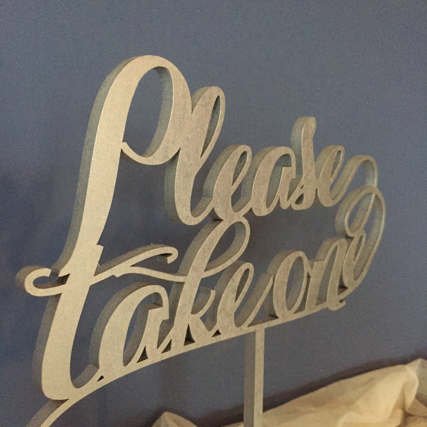 Please Take One Sign Please Take One Table Sign Gold Silver - Etsy