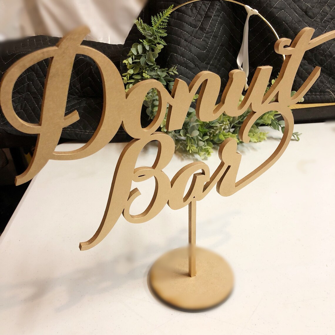 Donut Bar Table Sign Donuts Sign Laser Cut Donuts Sign - Etsy