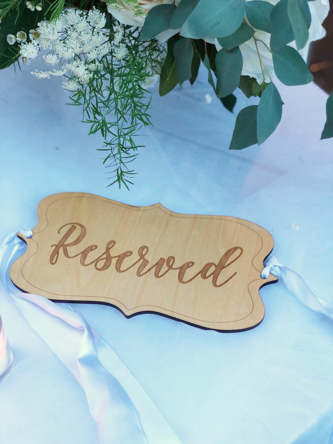 Wooden Pew Reserved Sign Pew Reserved Sign Reserved Sign | Etsy