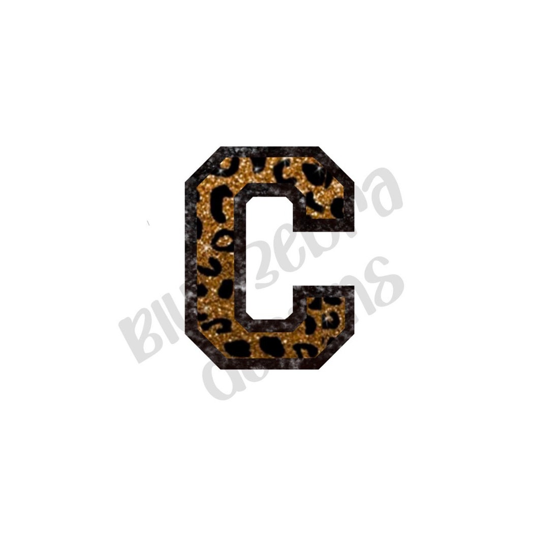 Leopard C, Sublimation, PNG, Leopard Alphabet - Etsy