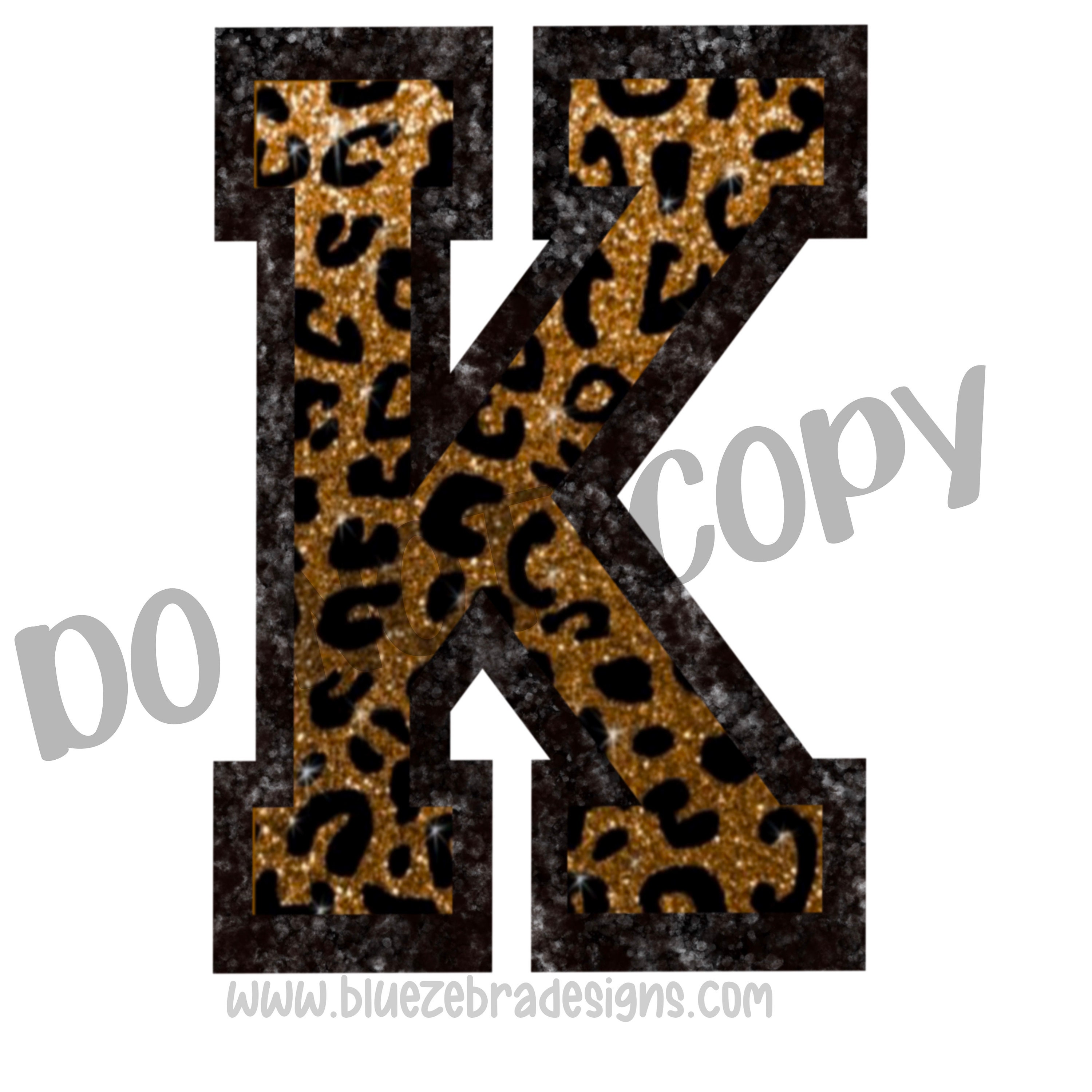 Leopard K, Sublimation, PNG, Leopard Alphabet - Etsy