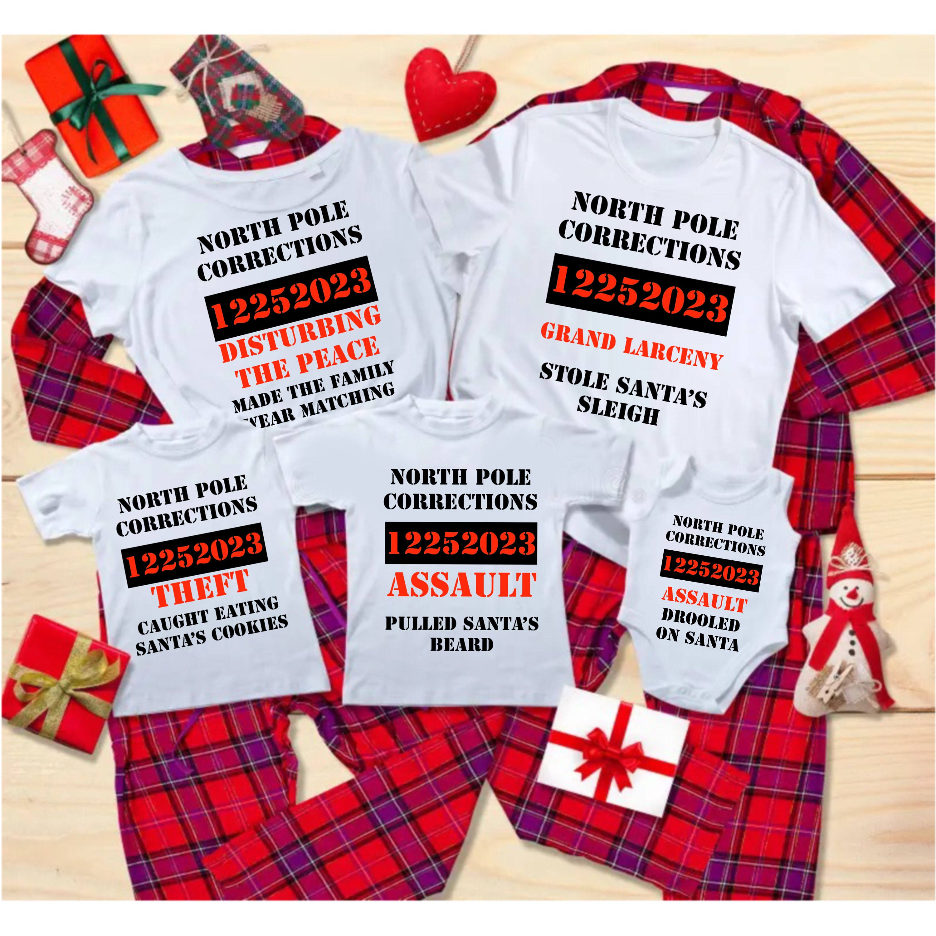 Matching Family Christmas Svg Png , North Pole Corrections, Sublimation ...