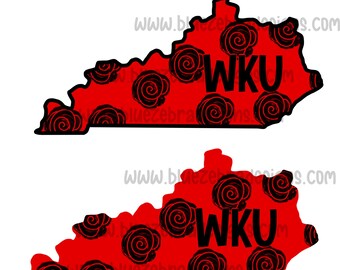 WKU WKU Hilltoppers Go Big Red Western Kentucky | Etsy