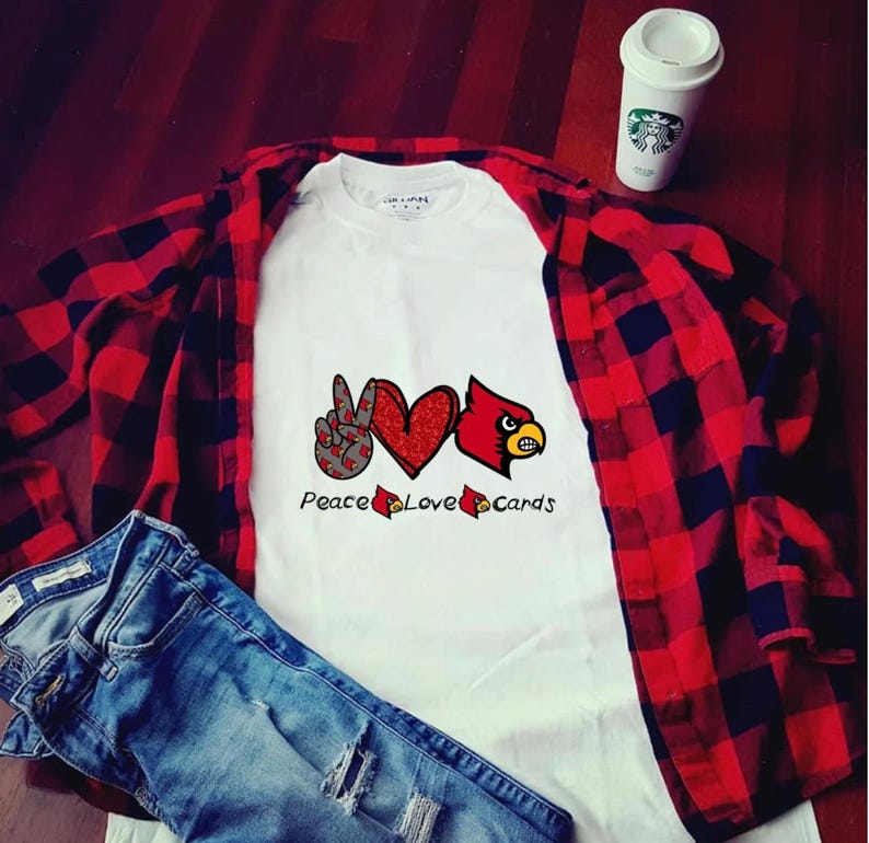 Peace Love Cards, Cardinals , Cards , Png, Sublimation File, Dtf - Etsy