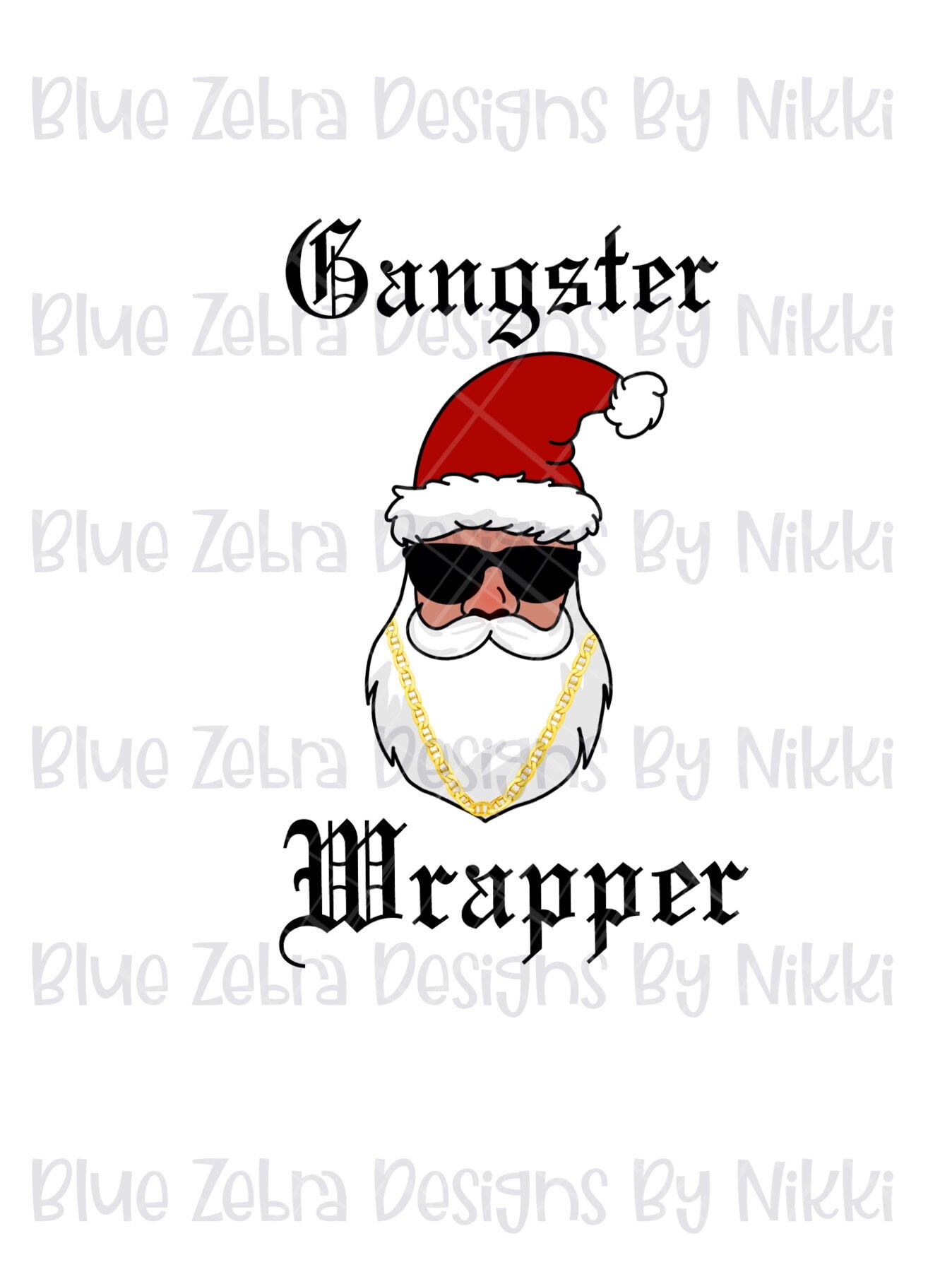 Gangster Wrapper Santa Claus, Gangsta Wrapper, sublimación png ...