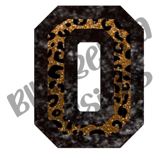 Leopard M Sublimation PNG Leopard Alphabet - Etsy