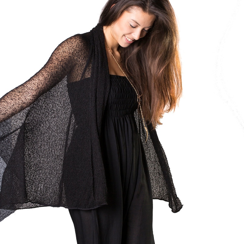 Long Wrap Cardigan - Etsy