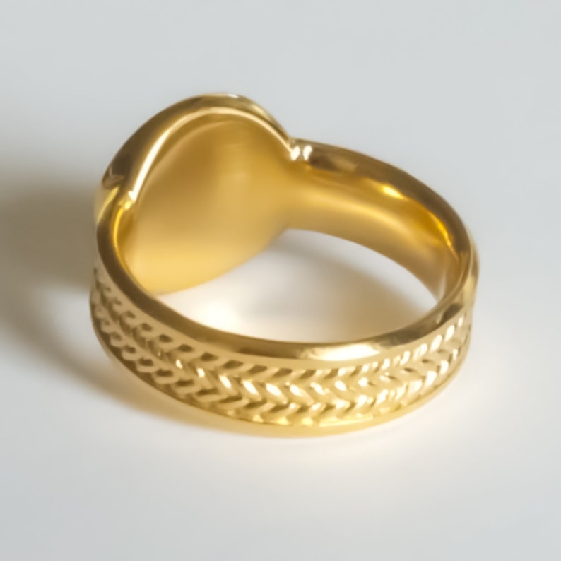 Sunflower Signet Ring - Etsy