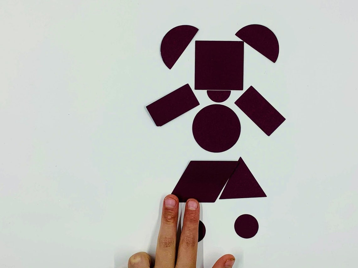 Homeschooling Printable Preschool Pattern Cards With Print and | Etsy