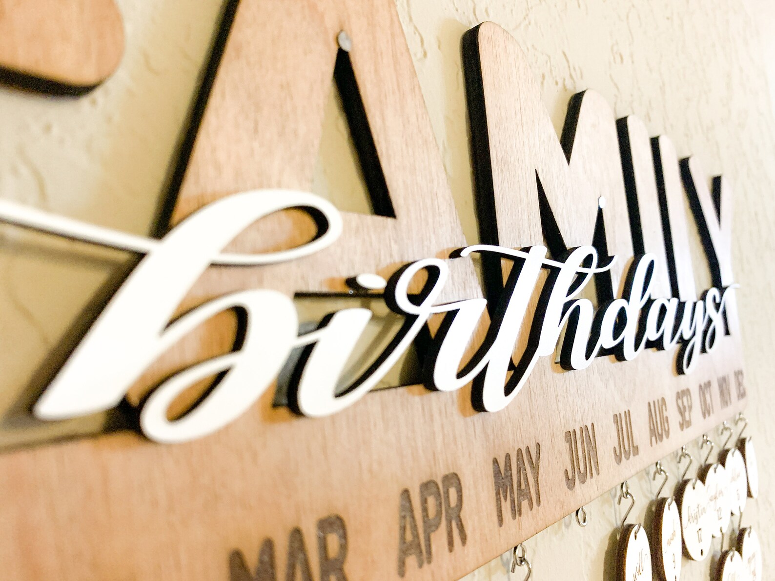 Laser Cut Family Birthday Sign Template: SVG, PDF (digital Download) - Etsy
