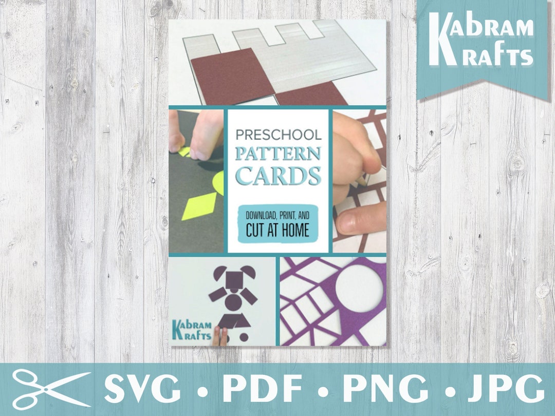 Homeschooling Printable Preschool Pattern Cards With Print and Cut ...