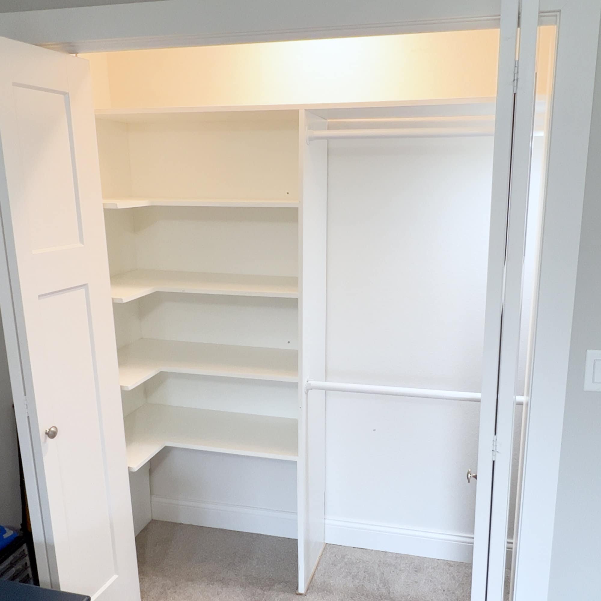 Build Instructions for a Corner Bedroom Closet Etsy