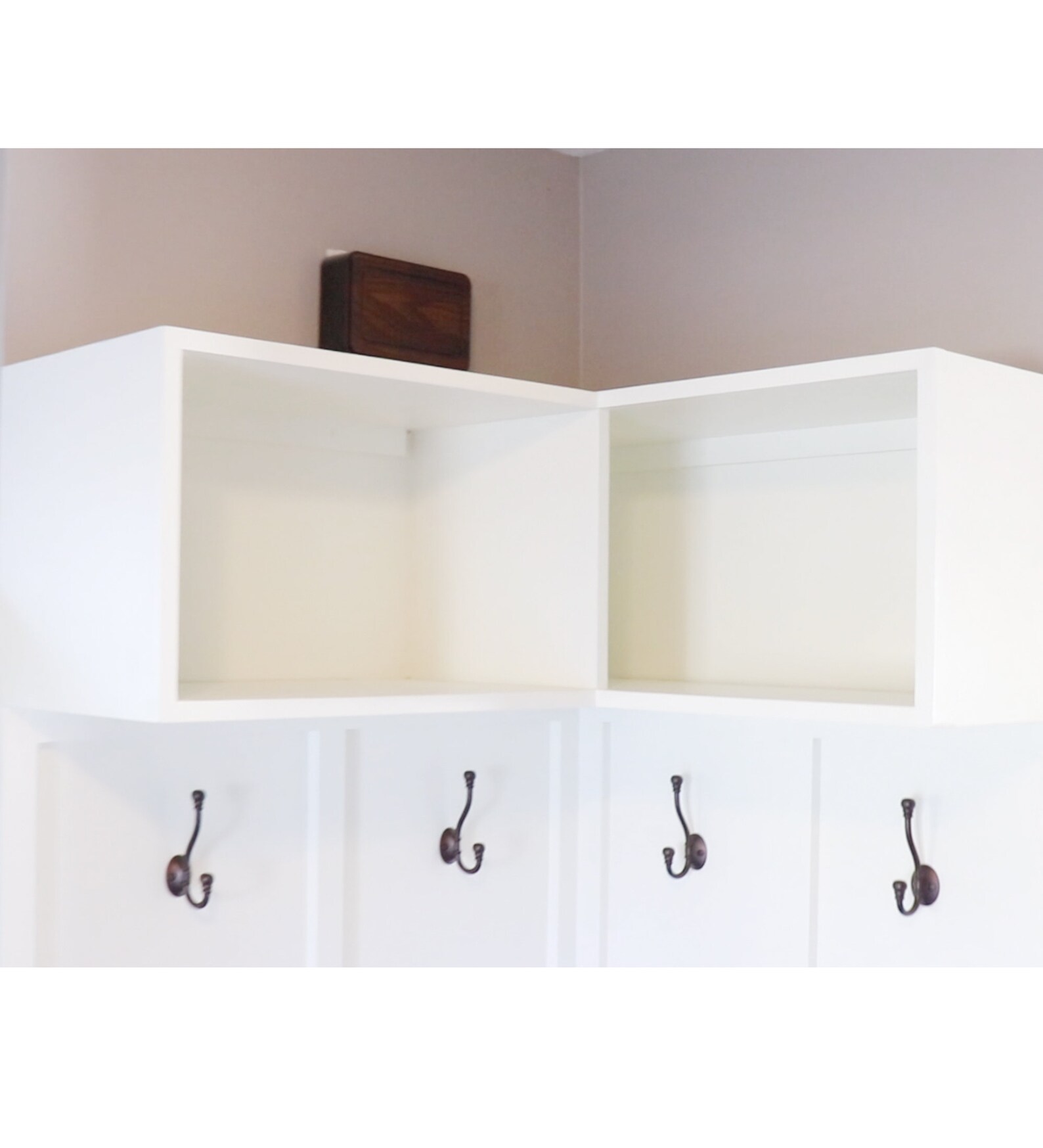 Shaker Corner Mudroom Built in Wood Working Project Plan and - Etsy