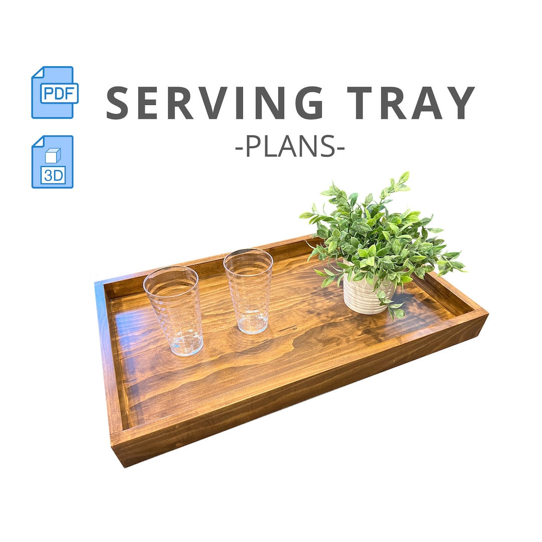 Serving Tray Woodworking Plans - Etsy