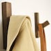 Walnut Coat Hook With Hidden Mounting System - Etsy