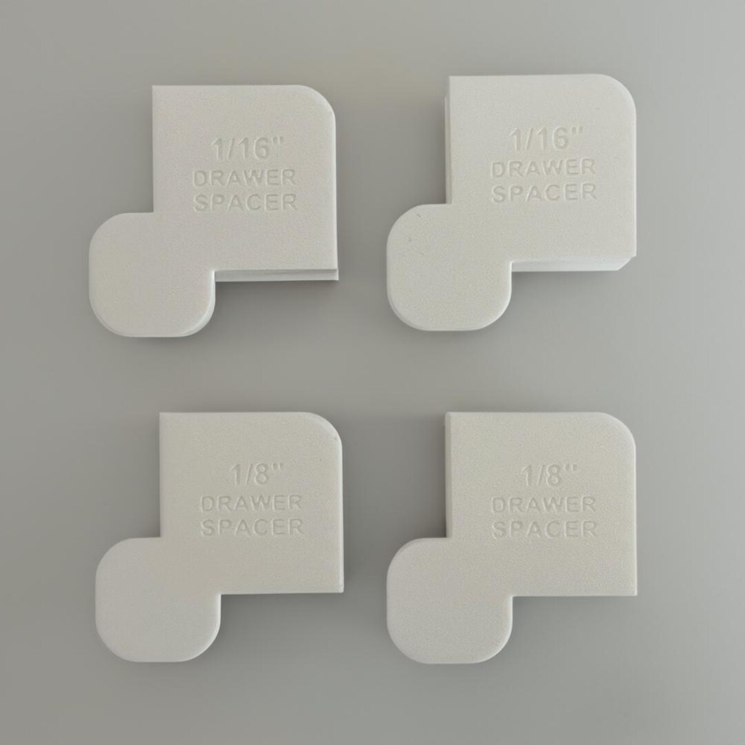 Drawer Front Spacer Shims: 1/16" and 1/8" Inset Setup - Etsy