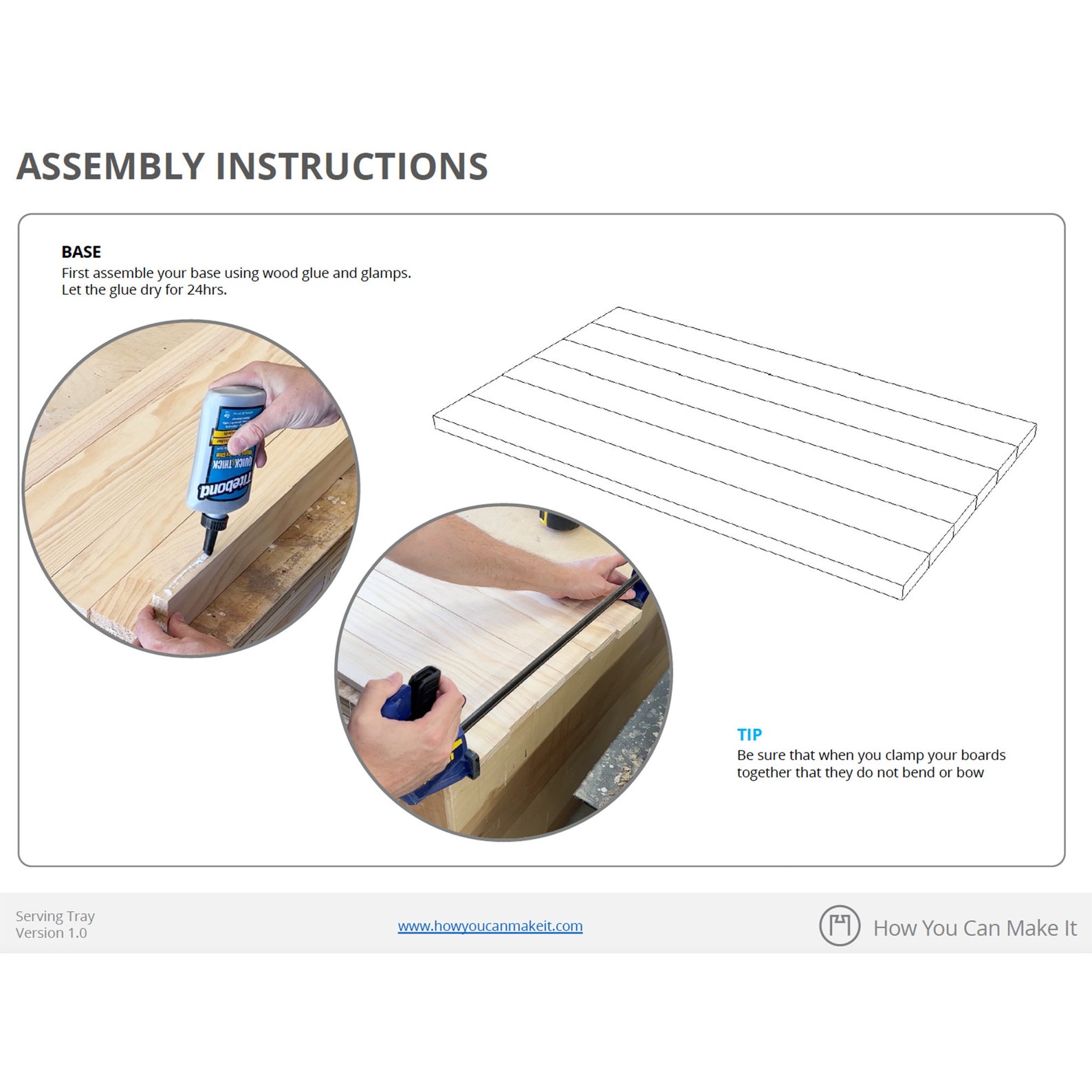 Serving Tray Woodworking Plans - Etsy